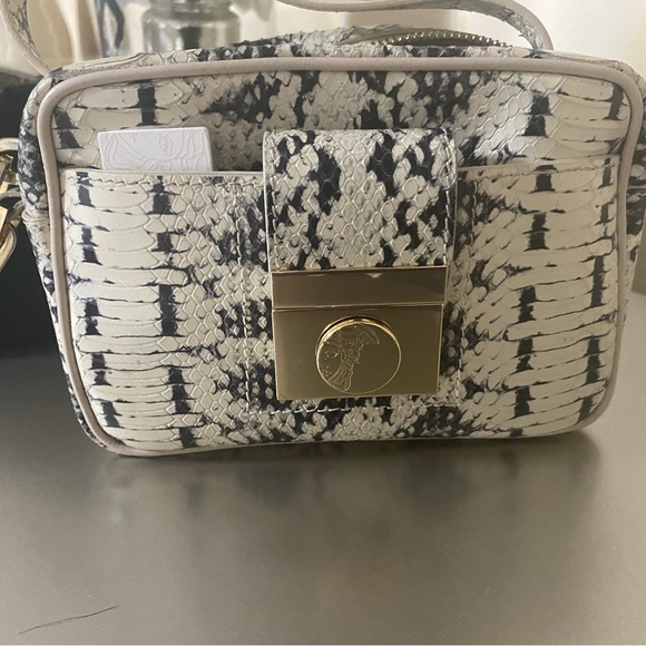 Versace Collection | Bags | Versace Collection Snakeskin Crossbody Or ...